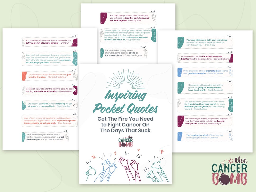 Inspiring Pocket Quotes - Etsy