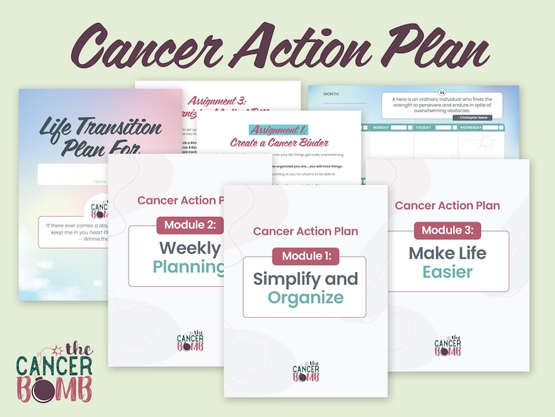 Cancer Action Plan - Etsy