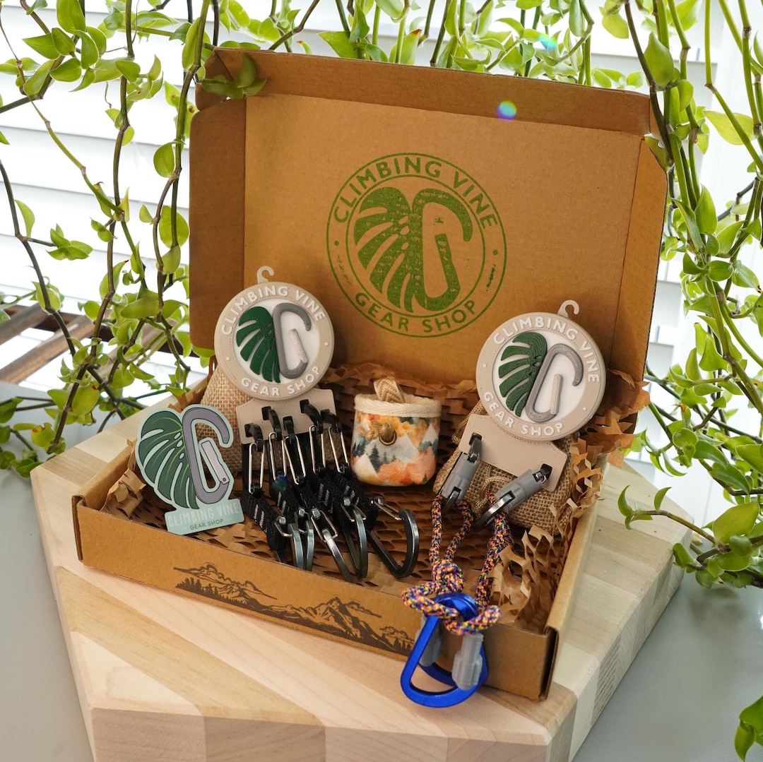 Mini Sport Rock Climbing Gift Set for Climbing Vine Plants- Gray/black ...