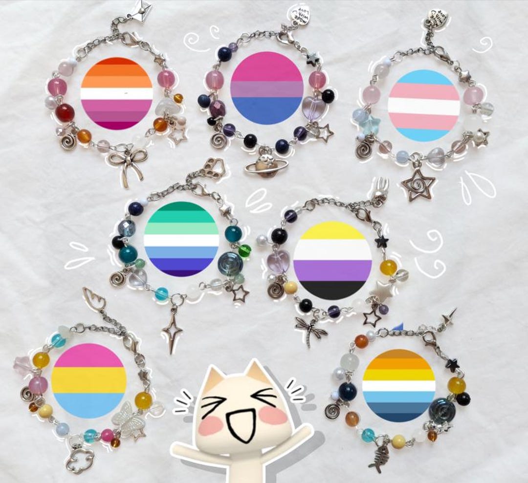 Pride Month Charm Bracelets Pride Lgbtq Flags - Etsy