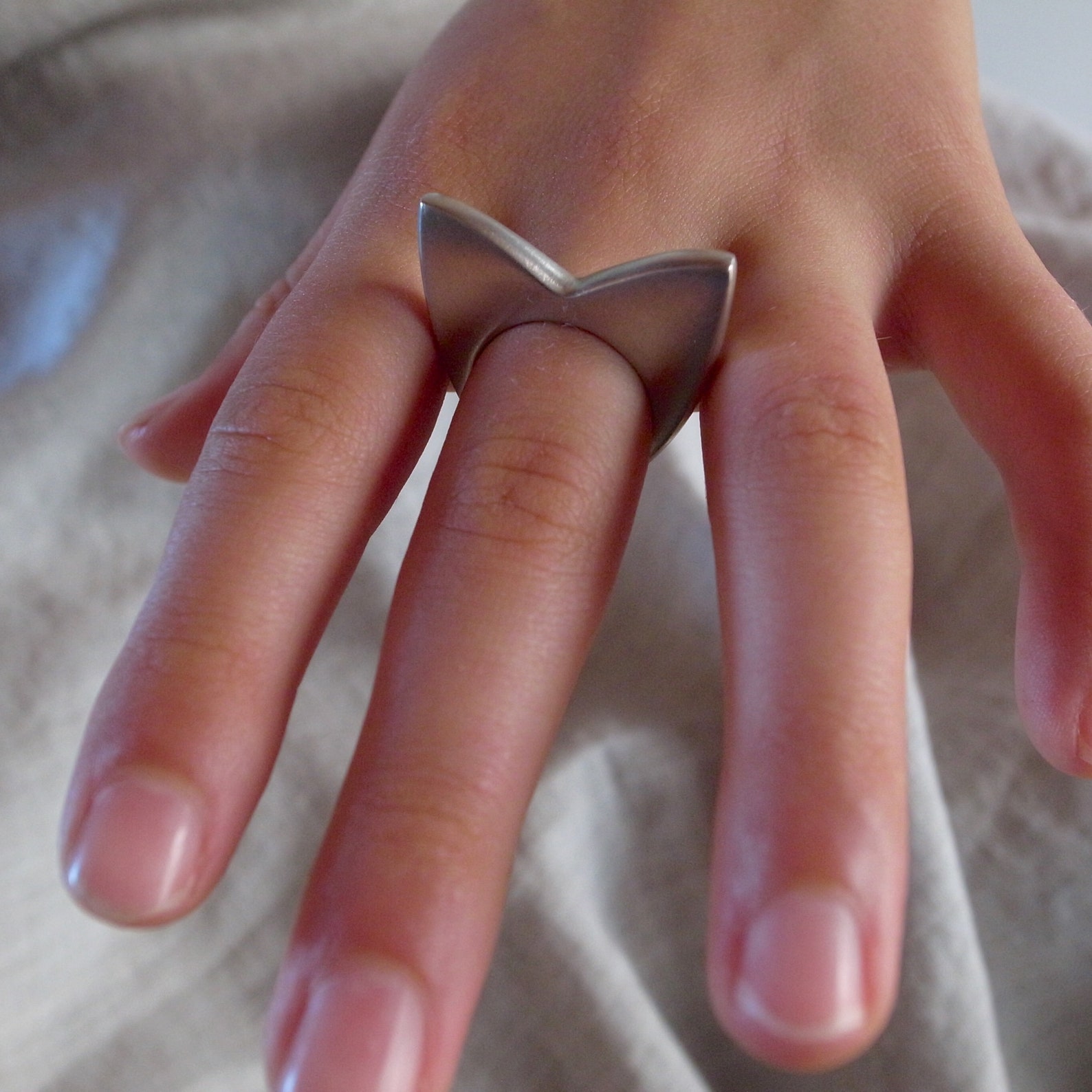 Silly-shaped Sterling-silver Rings - Hand Carved - Etsy