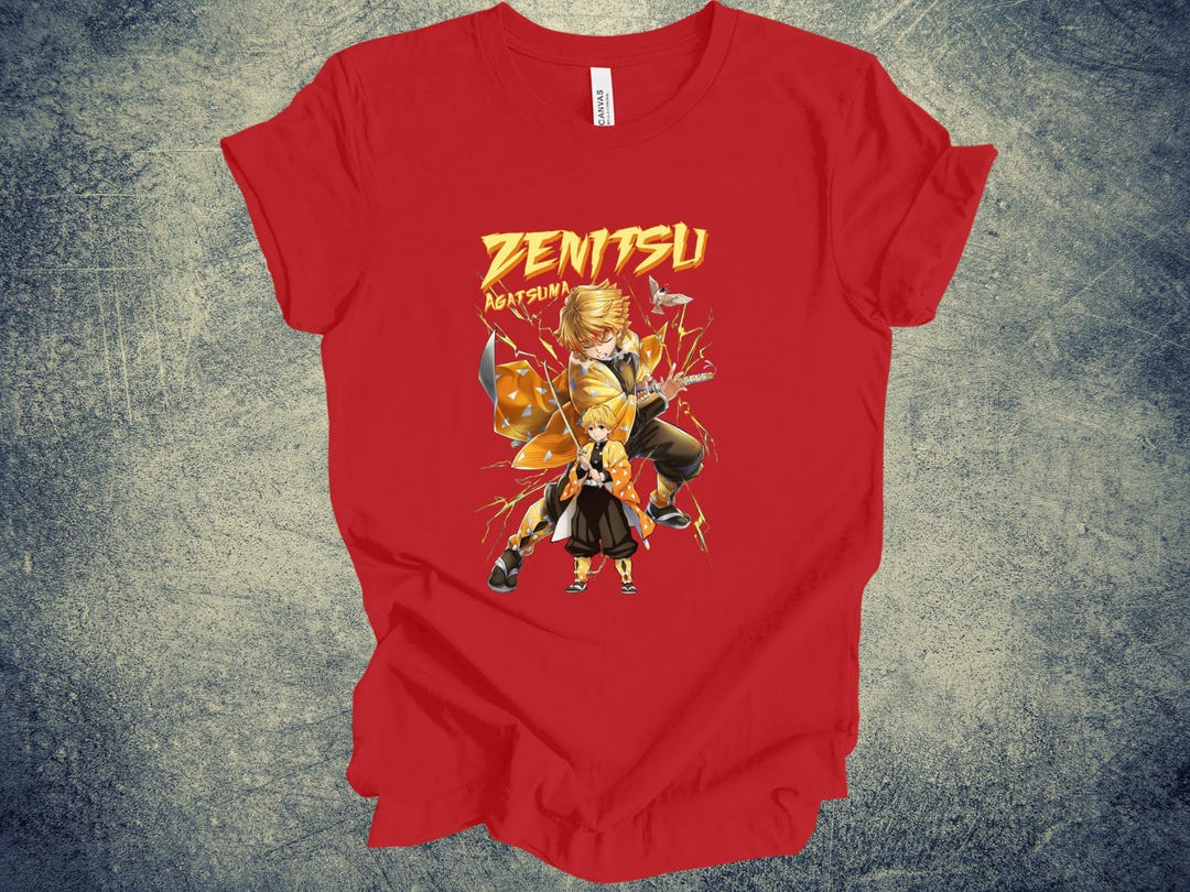 Zenitsu Shirt, Lightning Breathing Shirt, Hashira Shirt, Demon Slay ...
