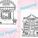 12 Cute Shop and Houses Coloring Pages Neighbourhood Coloring Pages ...