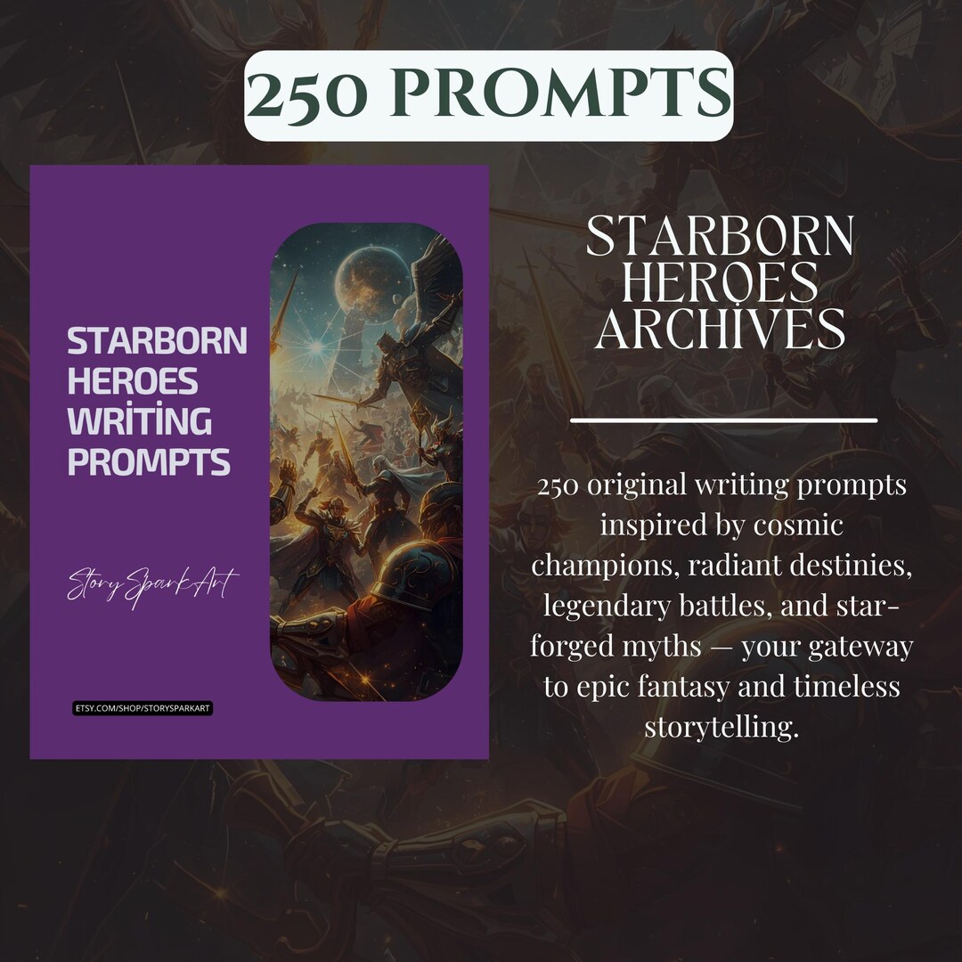 Starborn Heroes Story Starters: 250+ Writing Prompts (PDF + HTML ...