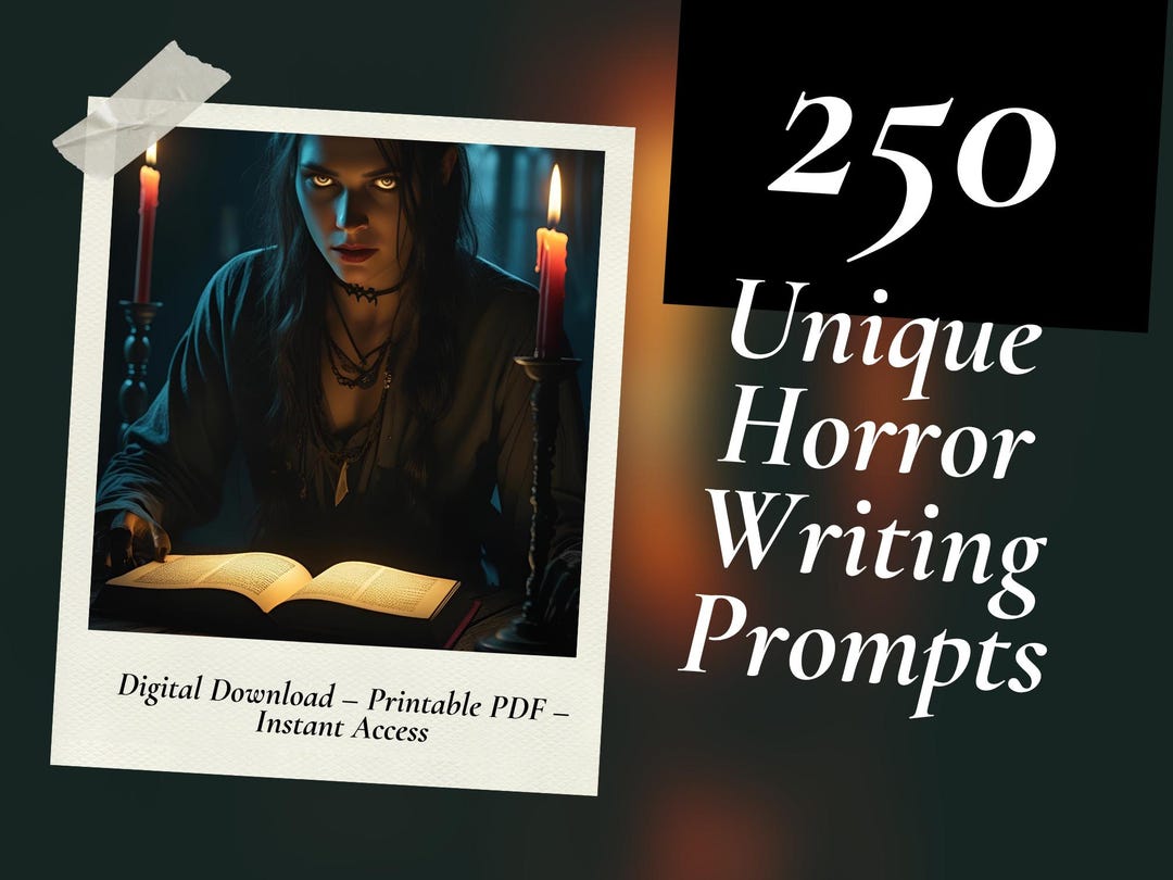 250 Dark Writing Prompts: Horror, Thriller, Dystopian Story Starters ...