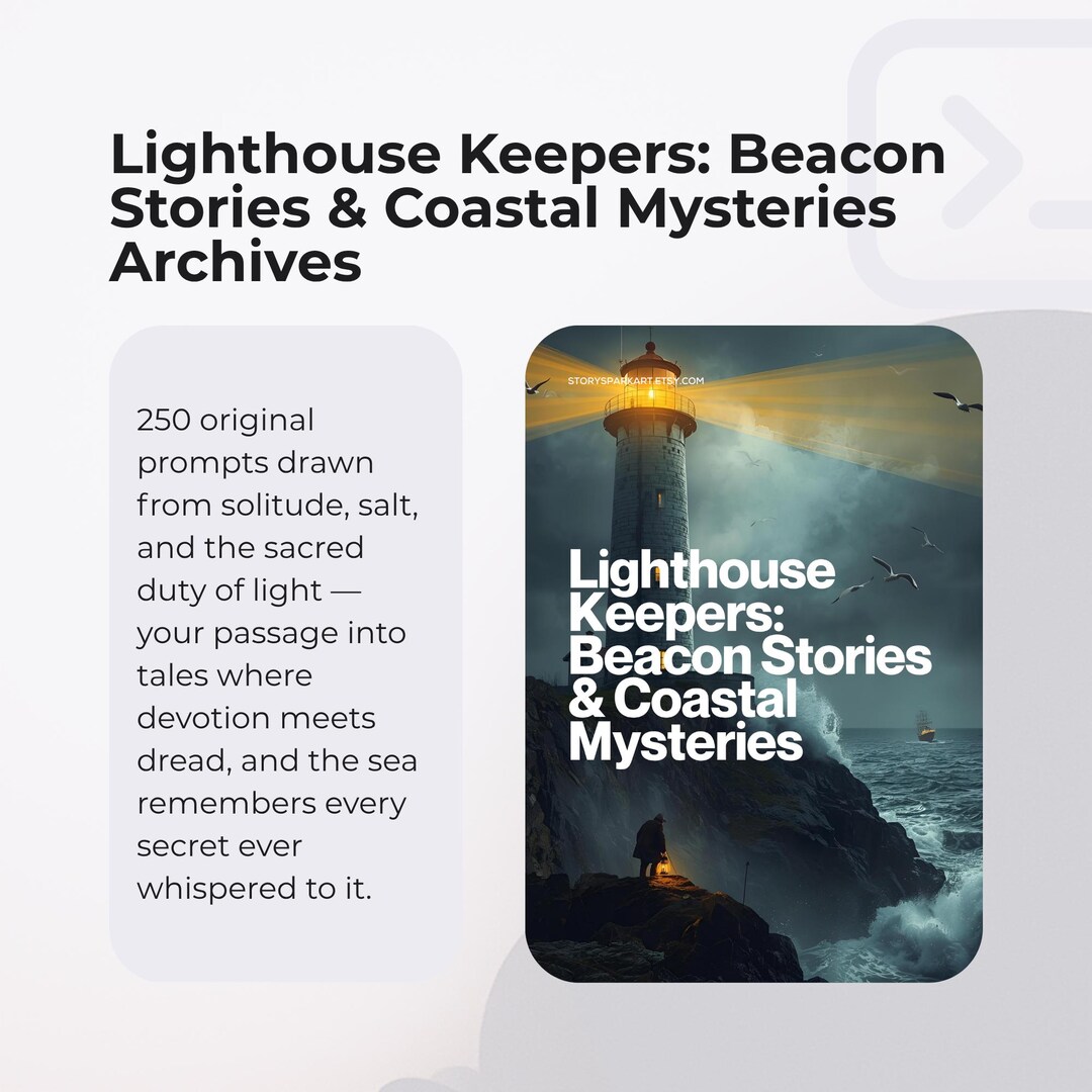 Lighthouse Keeper Writing Prompts: Gothic Maritime Story Inspiration ...