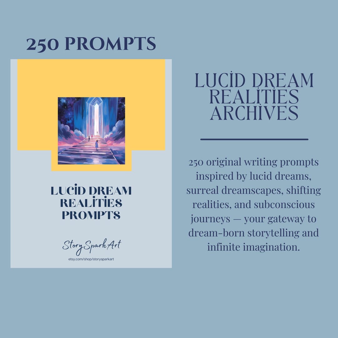 Lucid Dream Realities Writing Prompts: 250 Surreal Story Starters (PDF ...