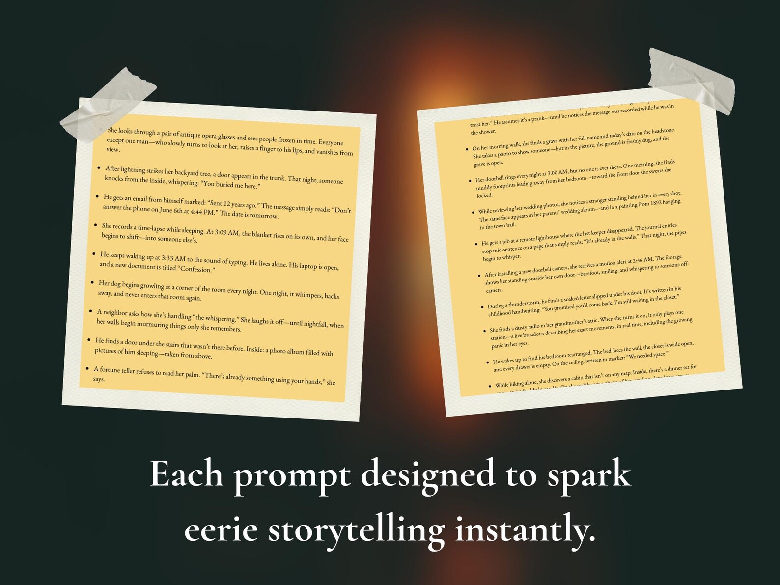 250 Dark Writing Prompts: Horror, Thriller, Dystopian Story Starters ...