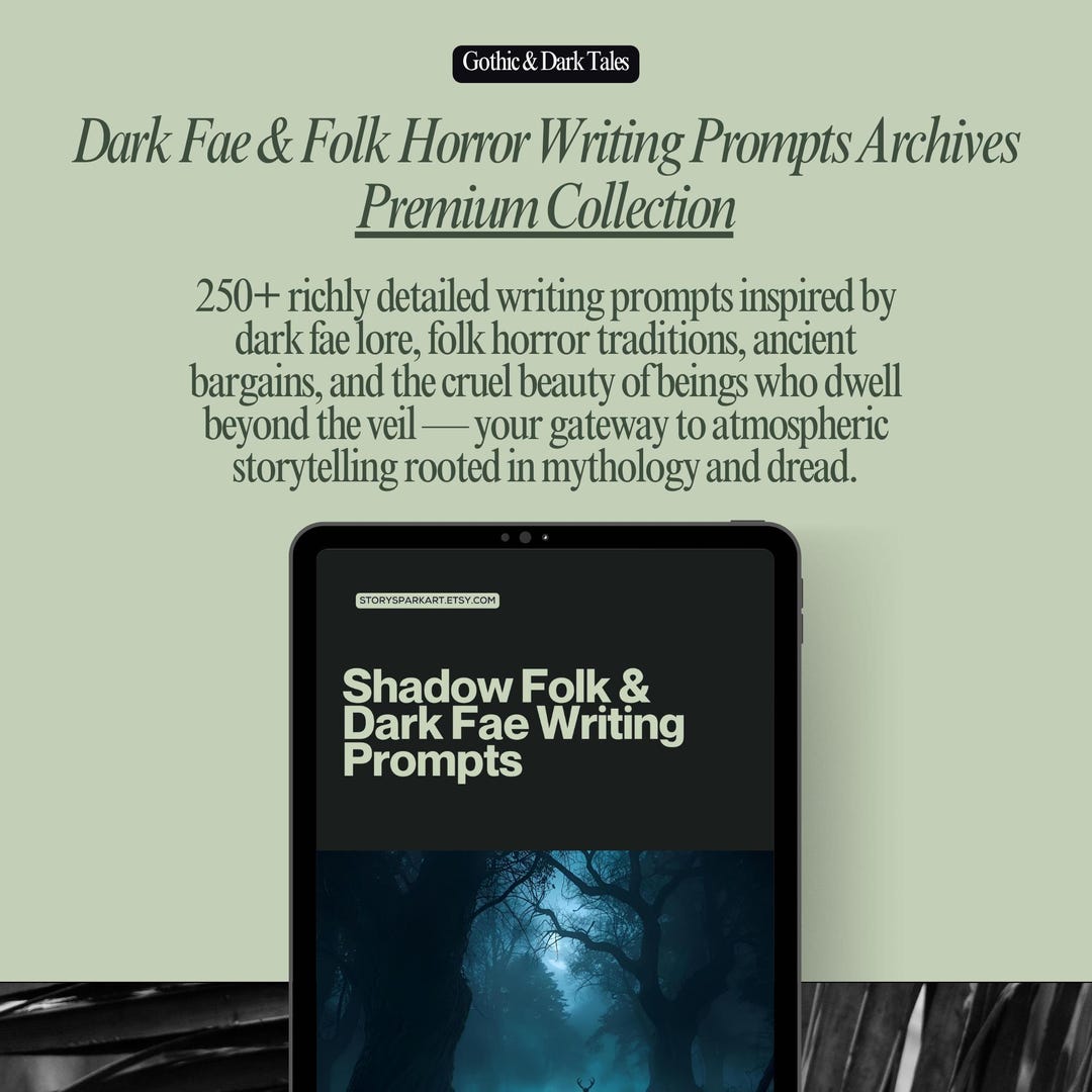 Dark Fae Folk Horror Writing Prompts: 250+ Story Starters (PDF + HTML ...