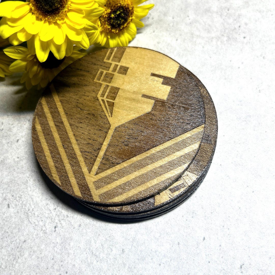Personalized Coaster Set – Custom Design, Image, or Text! - Etsy