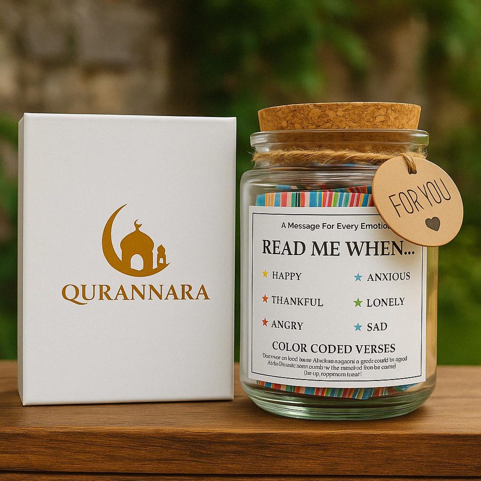 Quran Verse Jar – Islamic Gift | 90+ Color-coded Dua | Muslim Home ...