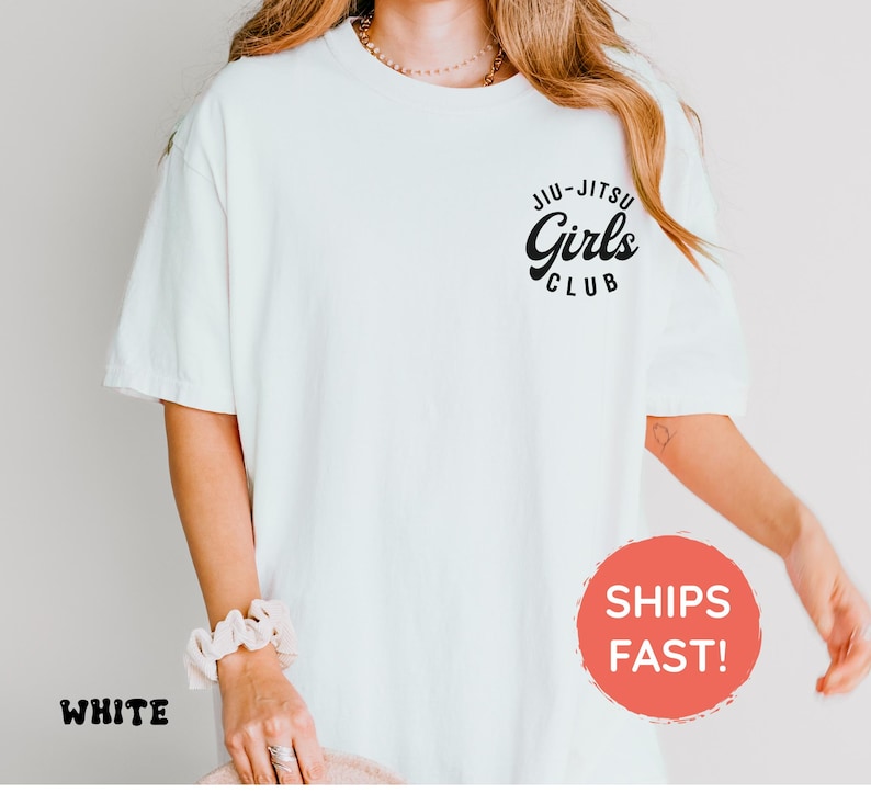 Comfort Colors® Jiu Jitsu Girls Club Shirt, Funny Jiu Jitsu Tshirt, BJJ ...