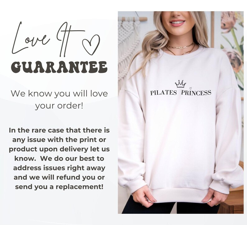 Pilates Princess Sweatshirt - Cute Pilates Crewneck, Funny Workout ...