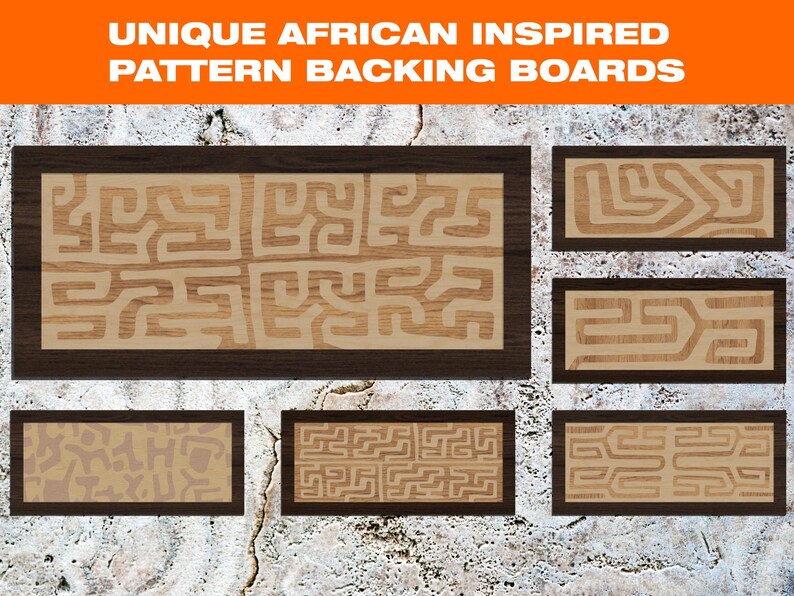 Line Art BUNDLE 1 - Backer Board MEGA Pack - 23 Designs - Trotec Tested ...