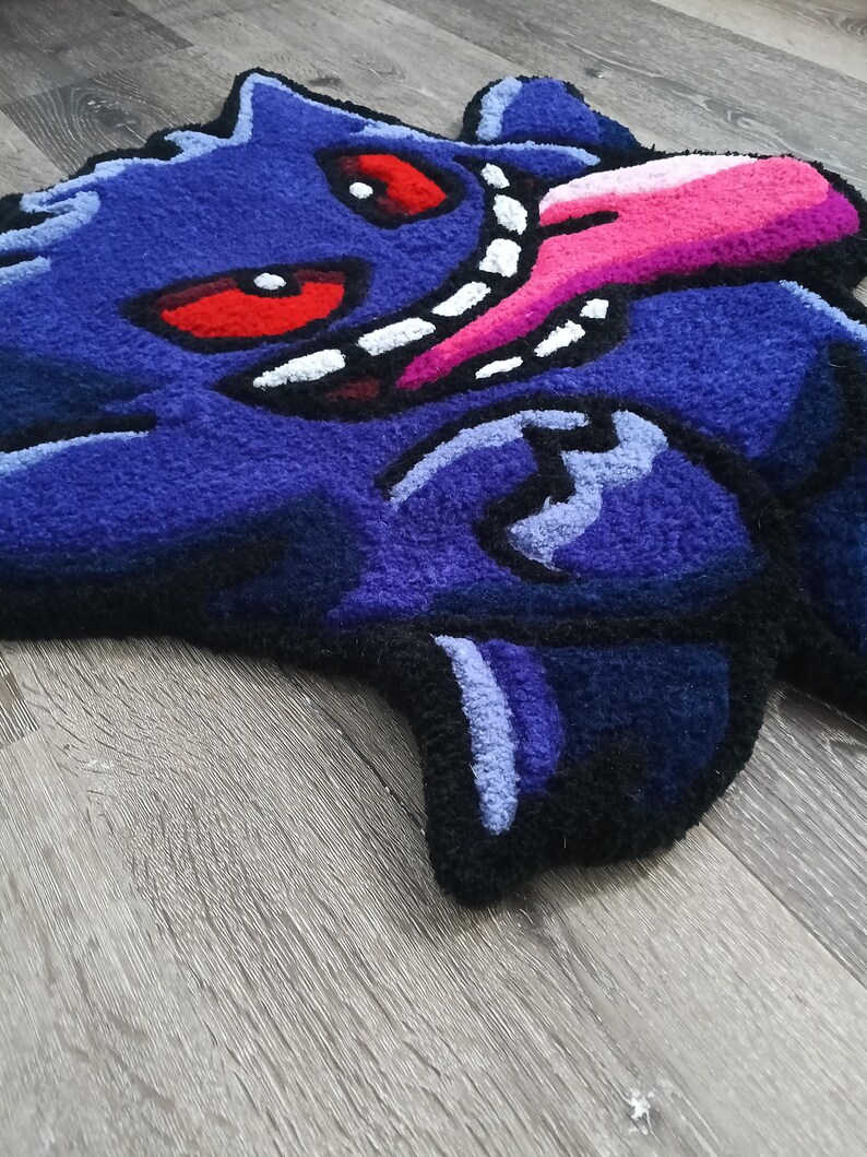 Gengar Rug - Etsy