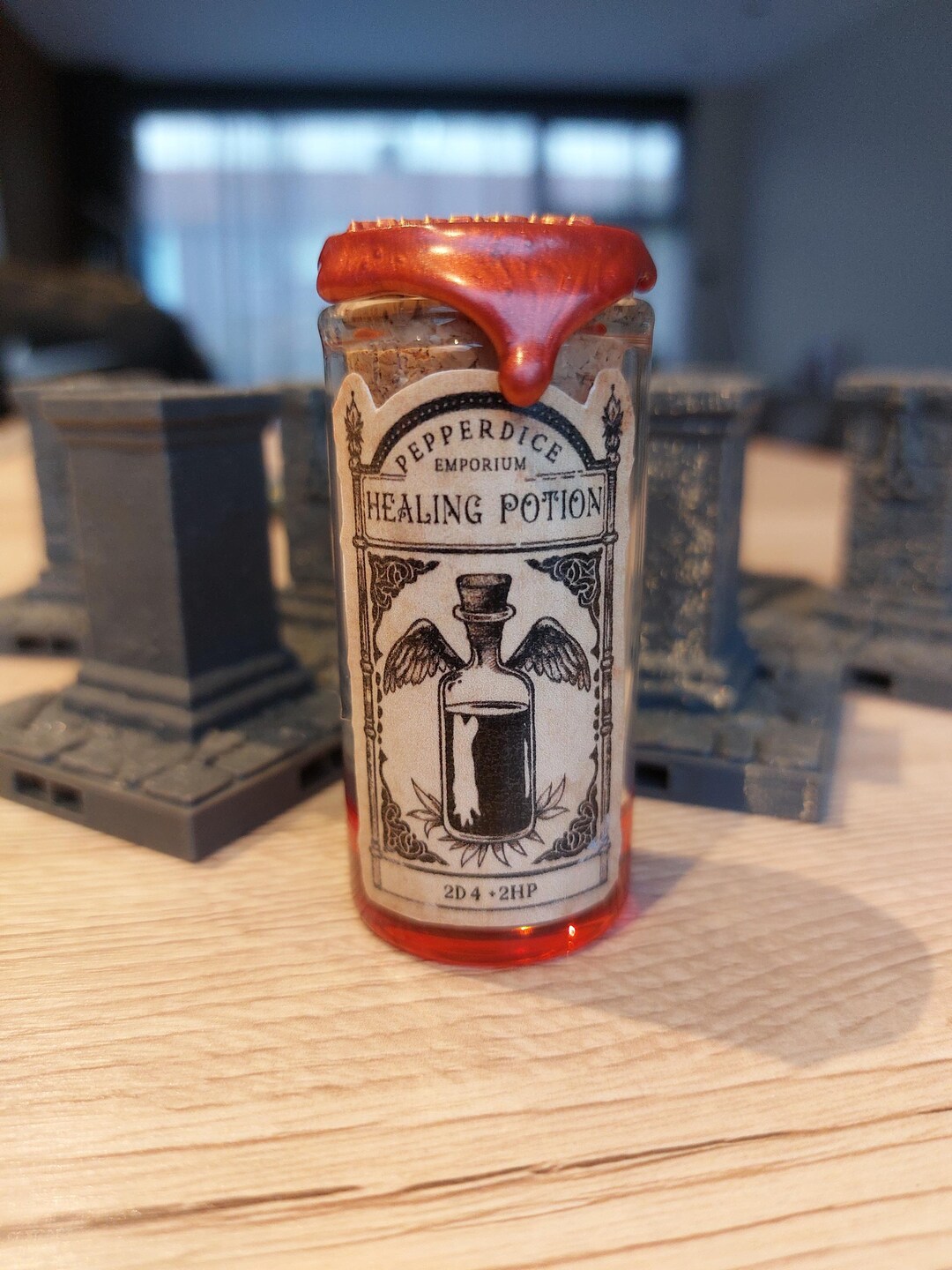 Healing Potion - Pepperdice Emporium Healing Potion - D&D Dice Bottle ...