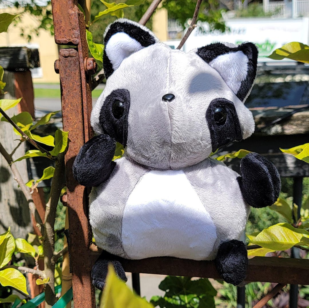 Cute Grabby Raccoon Plush, Simple Minded Trash Panda, Trash Gang ...