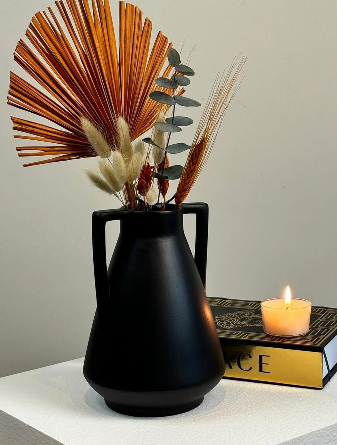 Handmade Nora Ceramic Flower Vase, Modern Ceramic Decor, Boho Decor ...