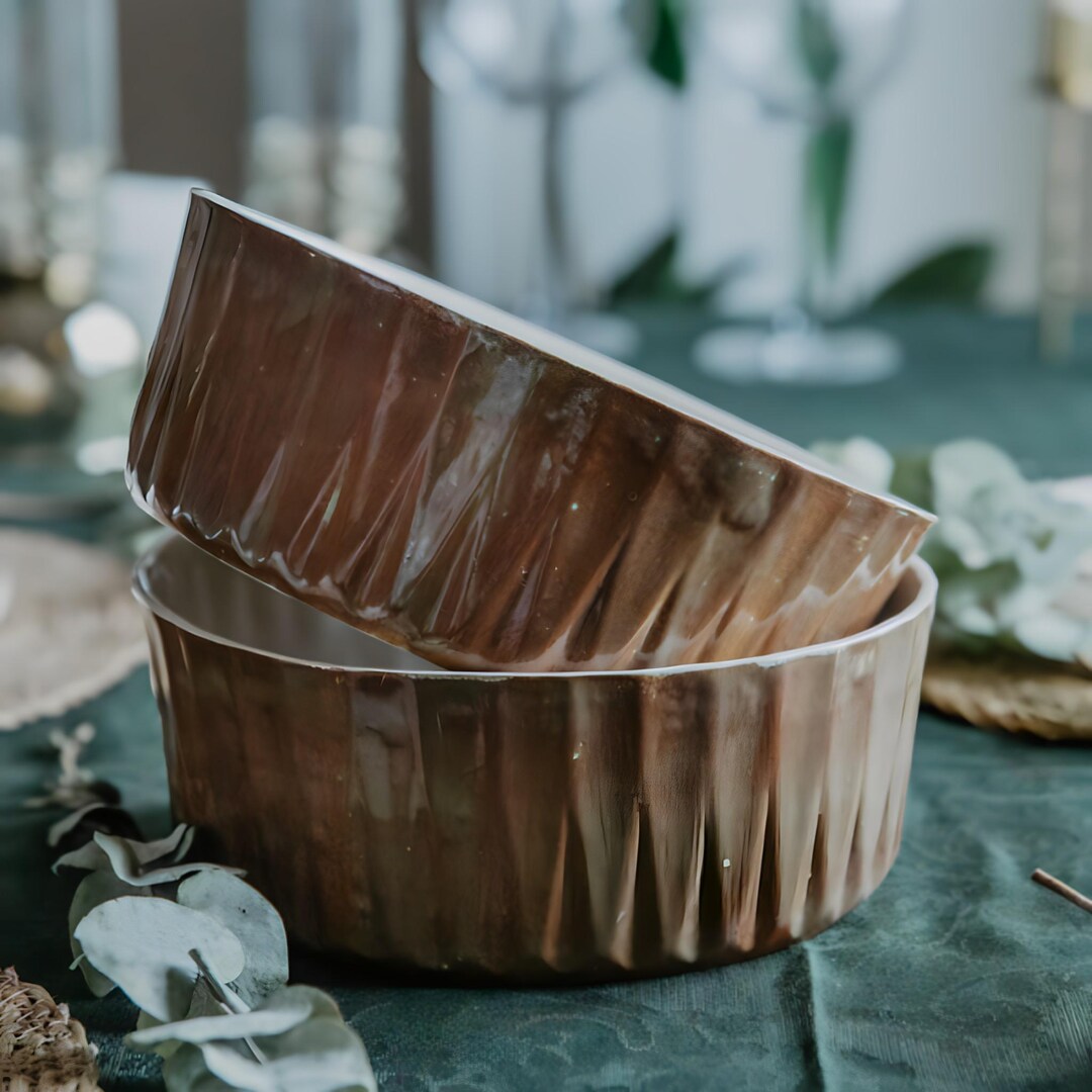 Handmade Ceramic Turtle Shell Bowl Nature-inspired Rustic Pottery, 22 ...