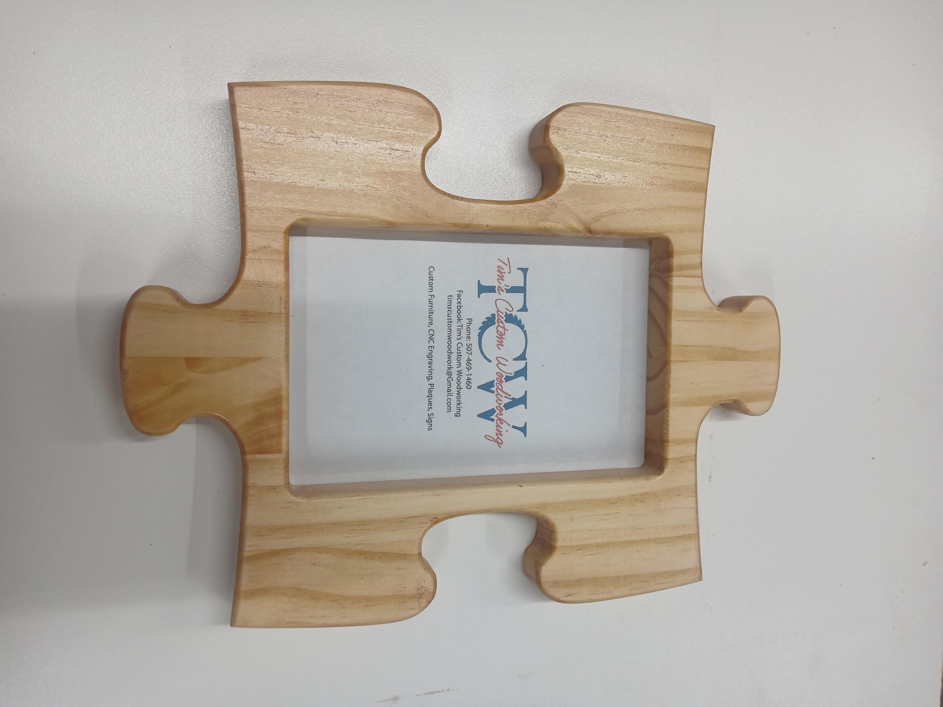 Puzzle Piece Picture Frame - Etsy