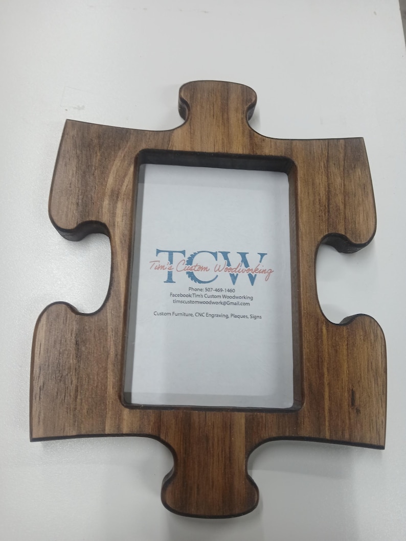 Puzzle Piece Picture Frame - Etsy
