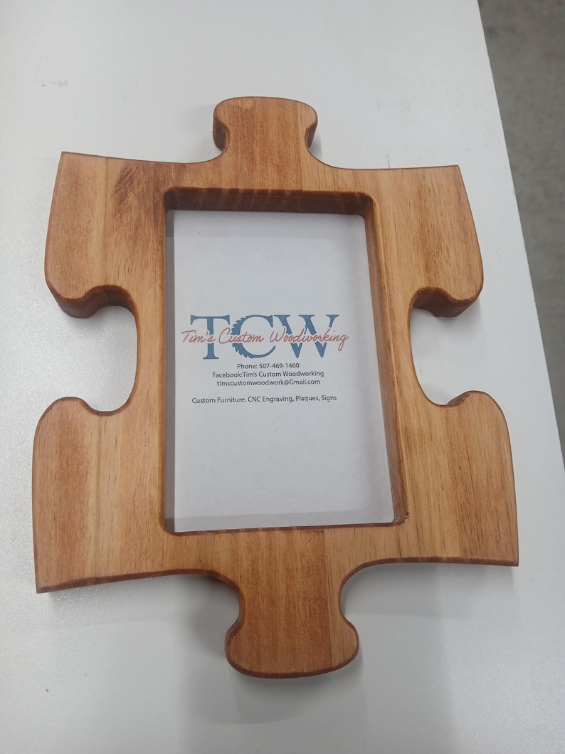 Puzzle Piece Picture Frame - Etsy