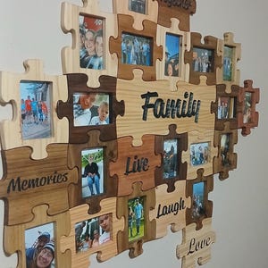 Puzzle Piece Picture Frame - Etsy