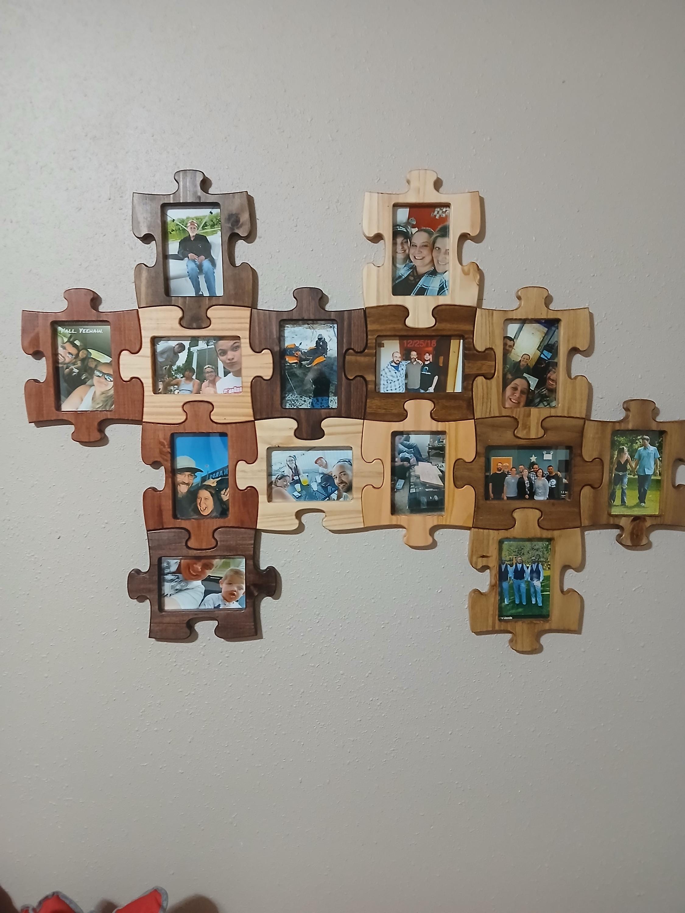 Puzzle Piece Picture Frame - Etsy