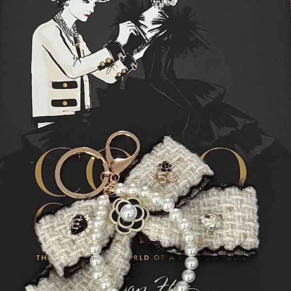 Chanel Keychain - Etsy