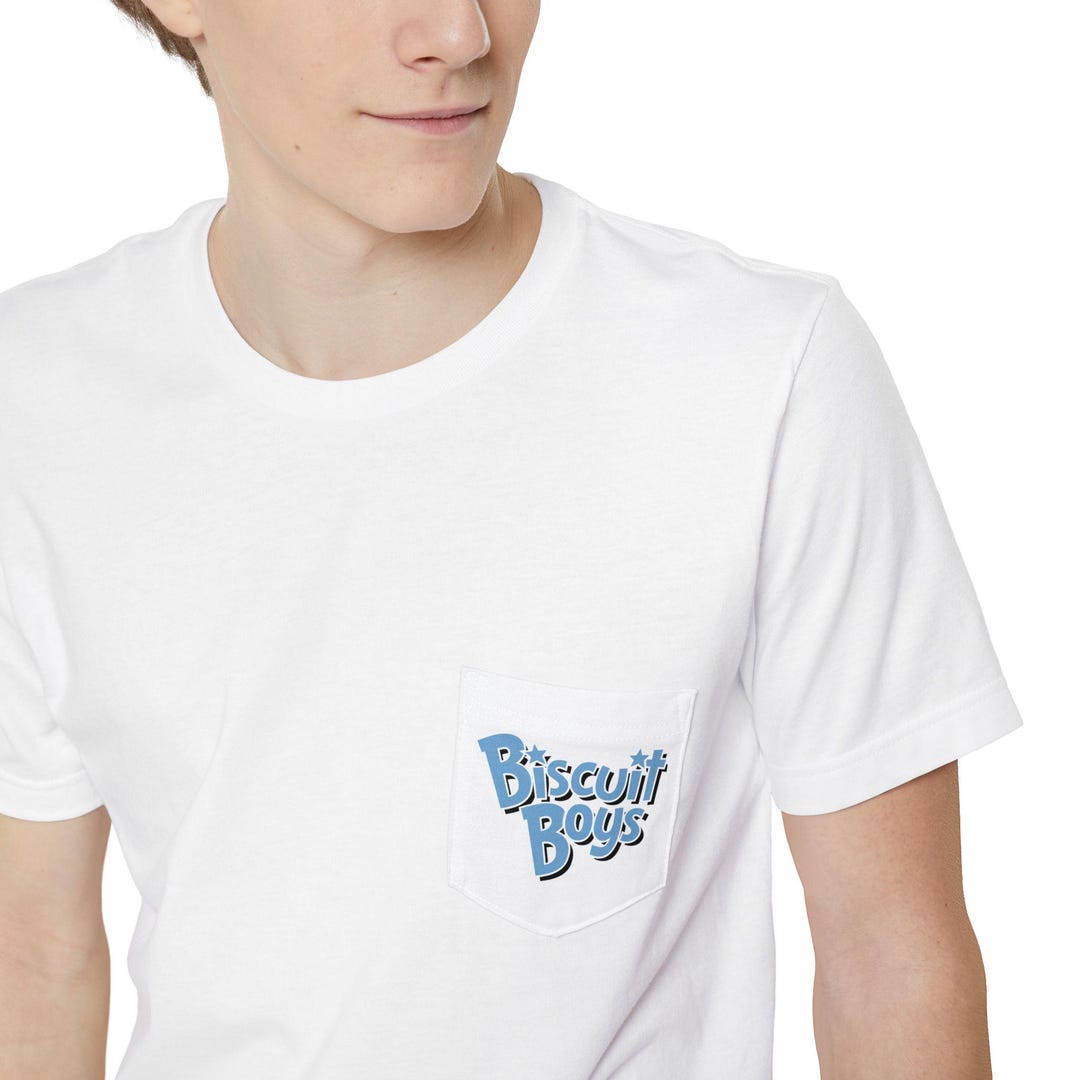 UNC Basketball Biscuit Boys Bojangles Tar Heel Unisex Pocket T-shirt - Etsy