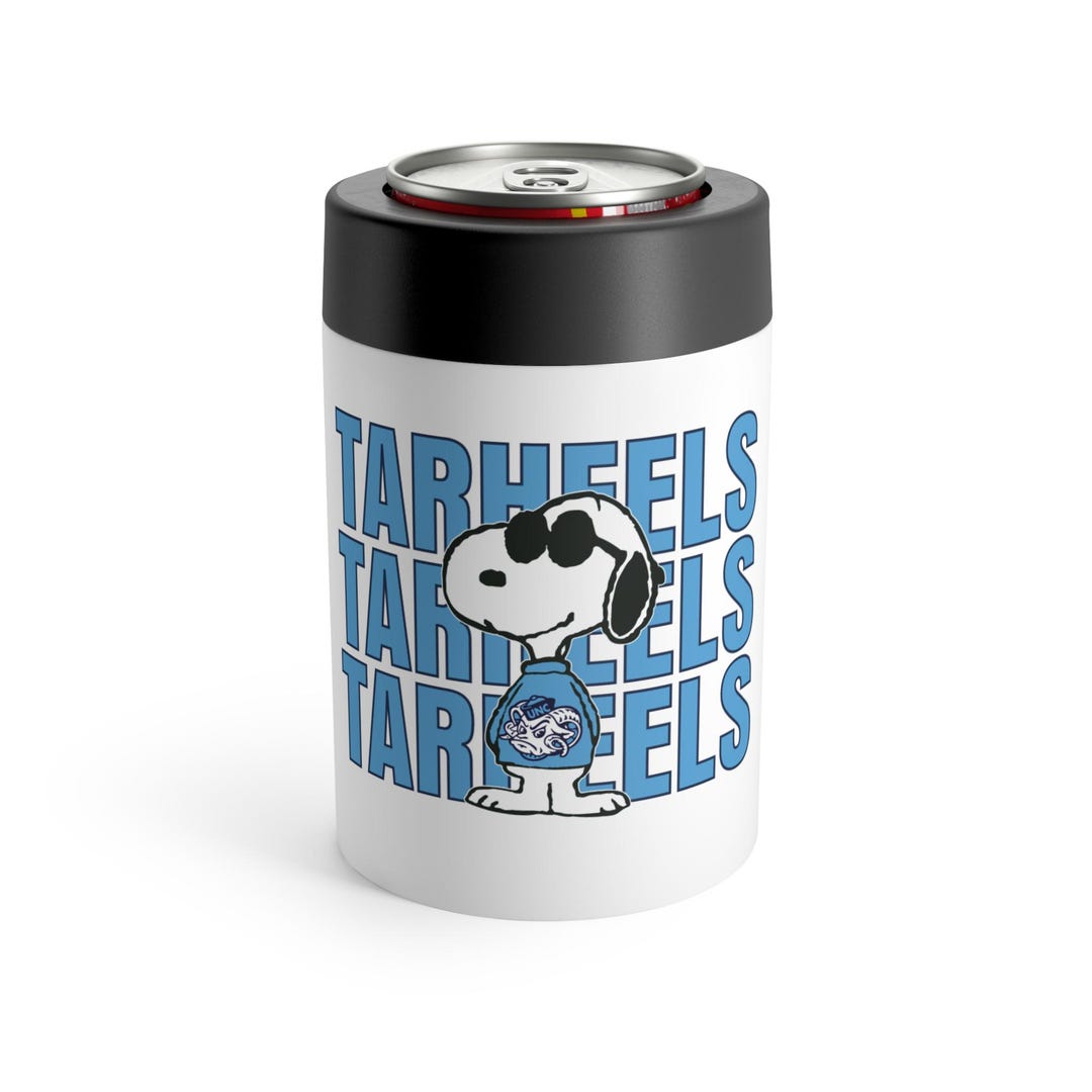 Snoopy Tar Heels Can Holder - Etsy
