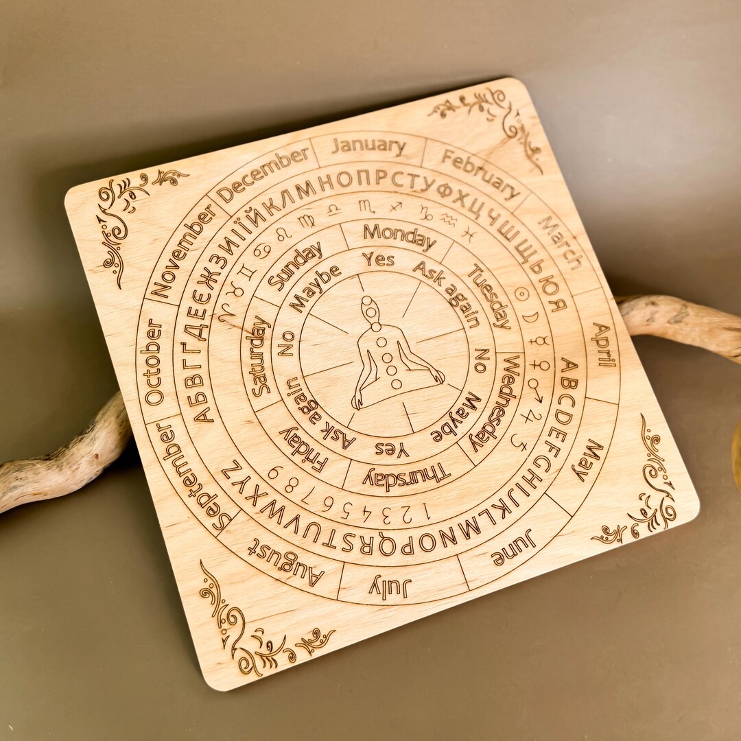 Divination Boards Pendulum Board Divination Occult Pendulum Magical ...