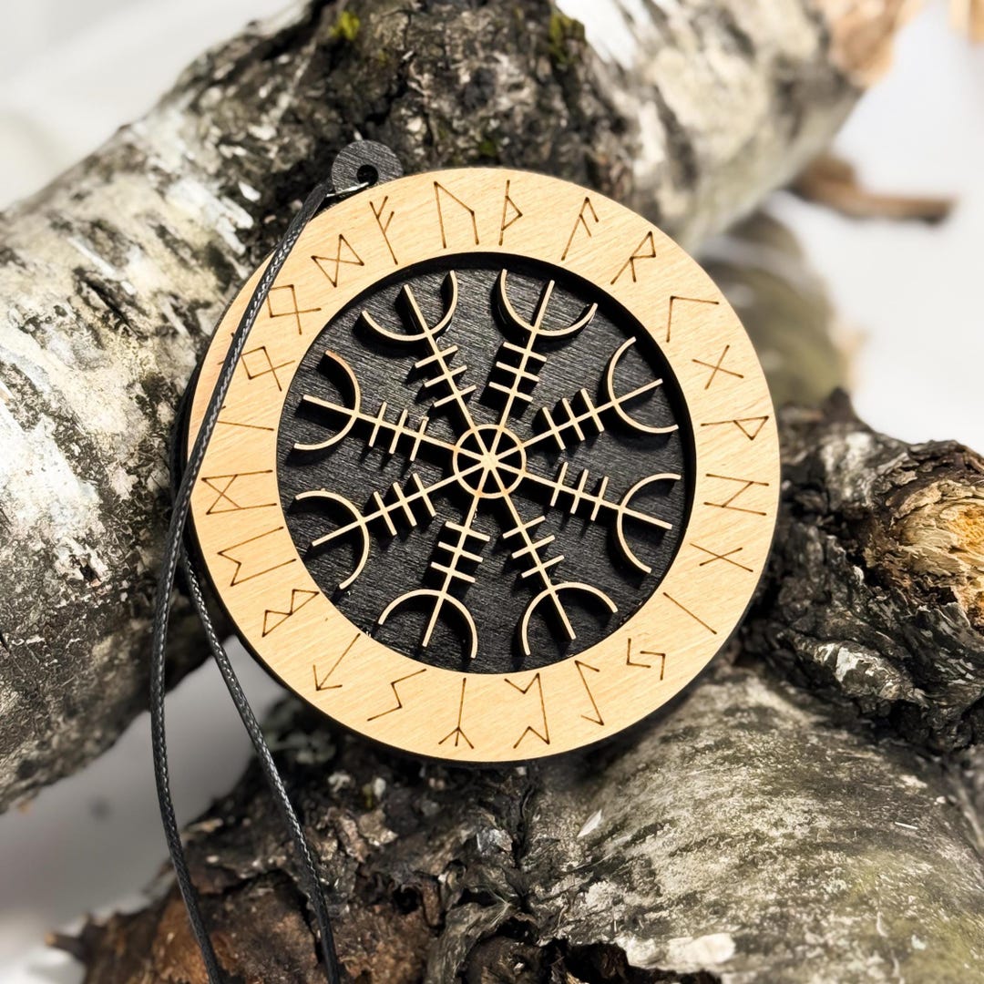 Helmet of Horror Rune Protection Amulet Pagan Slavic Symbol Talisman ...