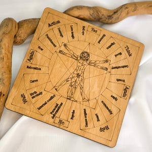 Wooden Pendulum Board: Divination & Witchcraft Talking Board - Etsy
