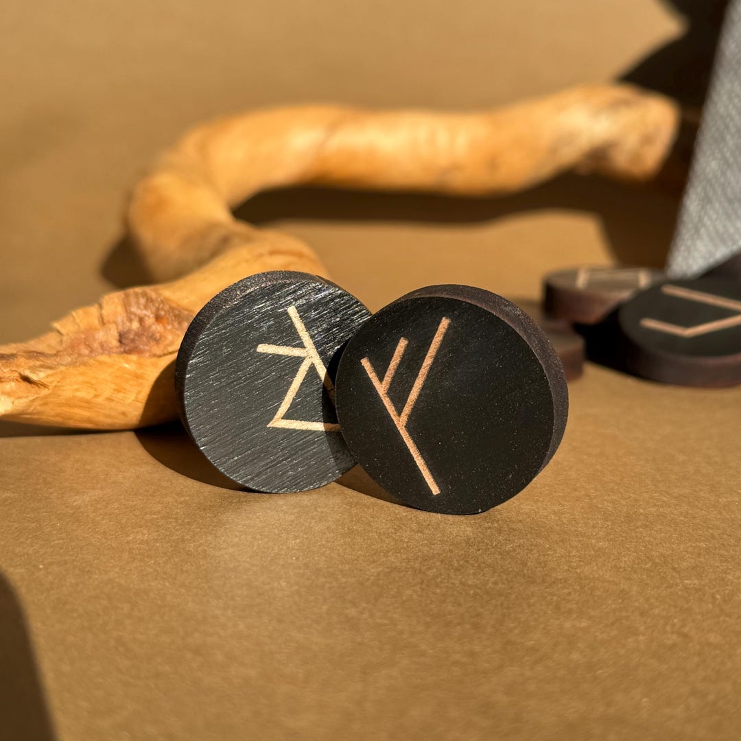 Rune Sets Handmade Elder Runes Set Viking Rune Stones Norse Runes Set ...