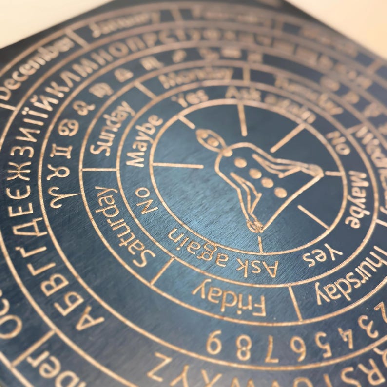 Divination Boards Pendulum Board Divination Occult Pendulum Magical ...