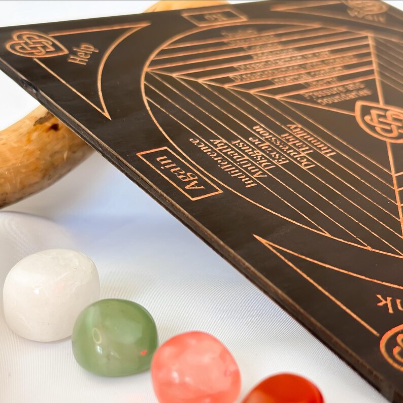Love Magic Pendulum Board: Wooden Ouija Spirit Board Divination Kit - Etsy
