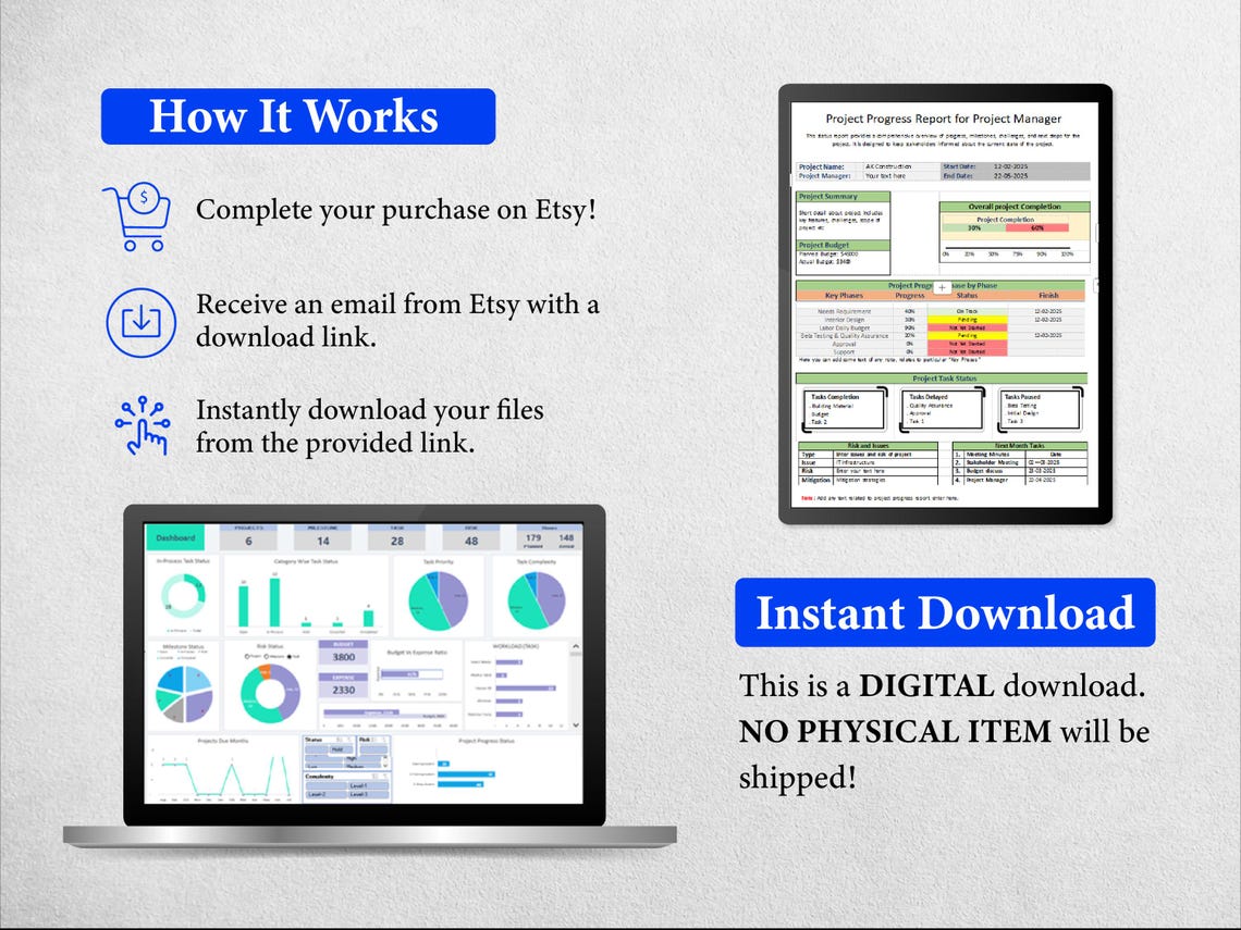 Daily Work in Progress Template | Work Report Template | Task Report ...