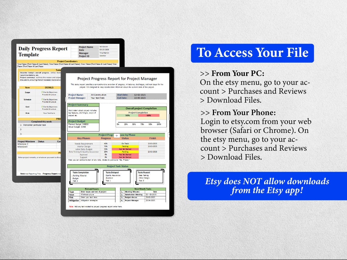 Daily Work in Progress Template | Work Report Template | Task Report ...