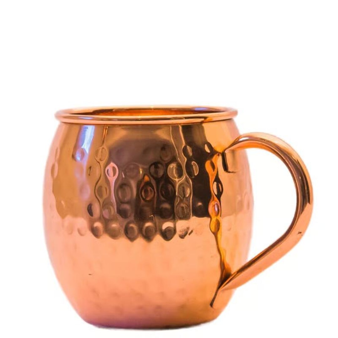 Set of 2- Mule Copper Beer Mugs 100% Pure Copper Ayurvedic Design - Etsy