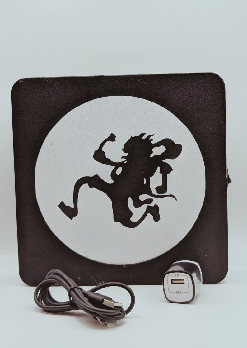 Straw Hat Anime Character LED Lightbox - Wall Adapter Included - Etsy