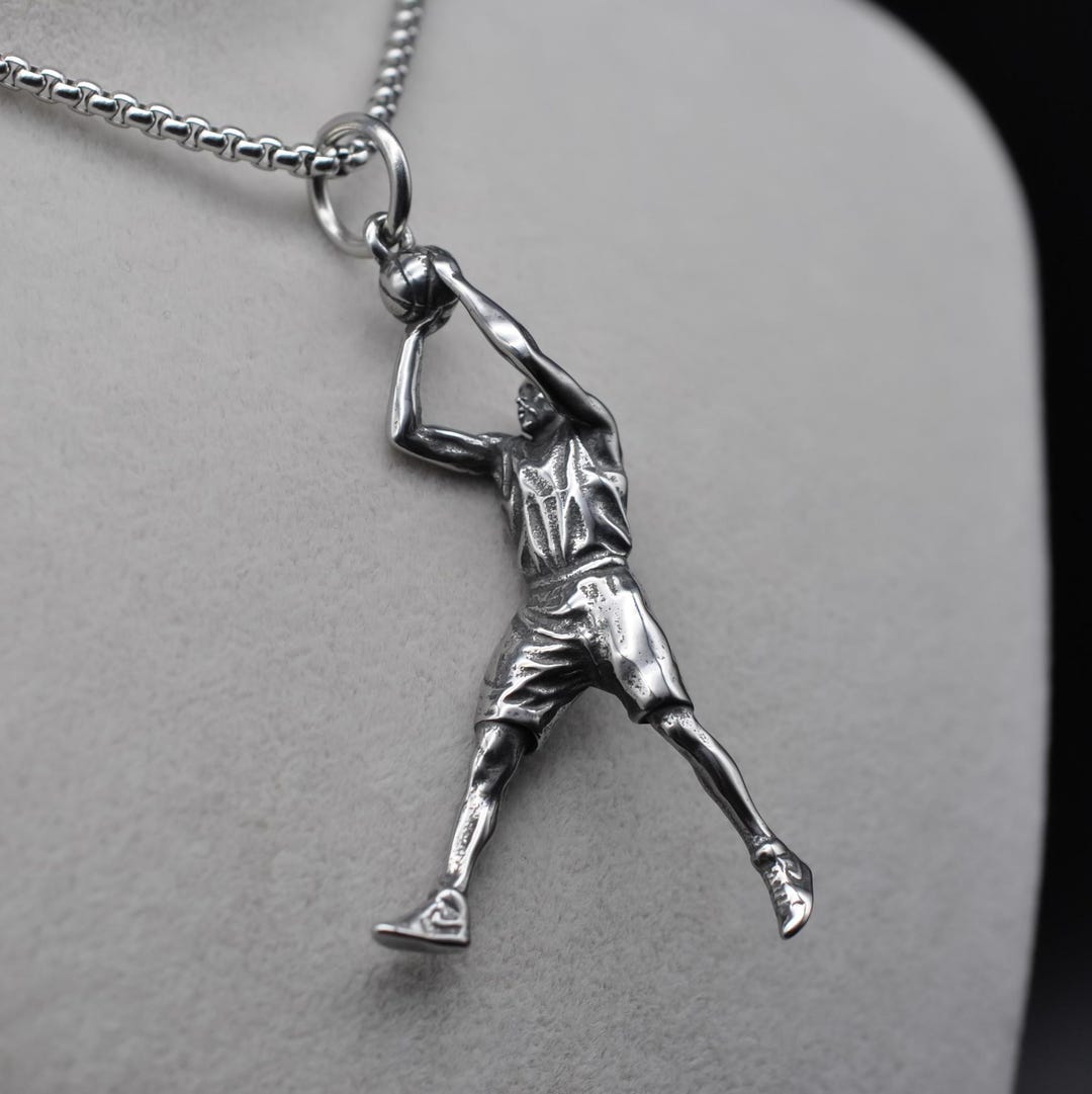 Basketball Necklace, Kobe Bryant, Kobe Brytant Pendant, NBA Pendant ...