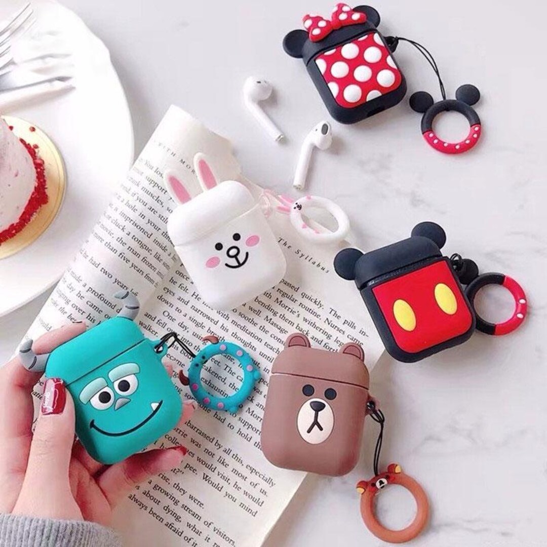 Cartoon Wireless Bluetooth Earphone Case for Apple Airpods Silicone ...