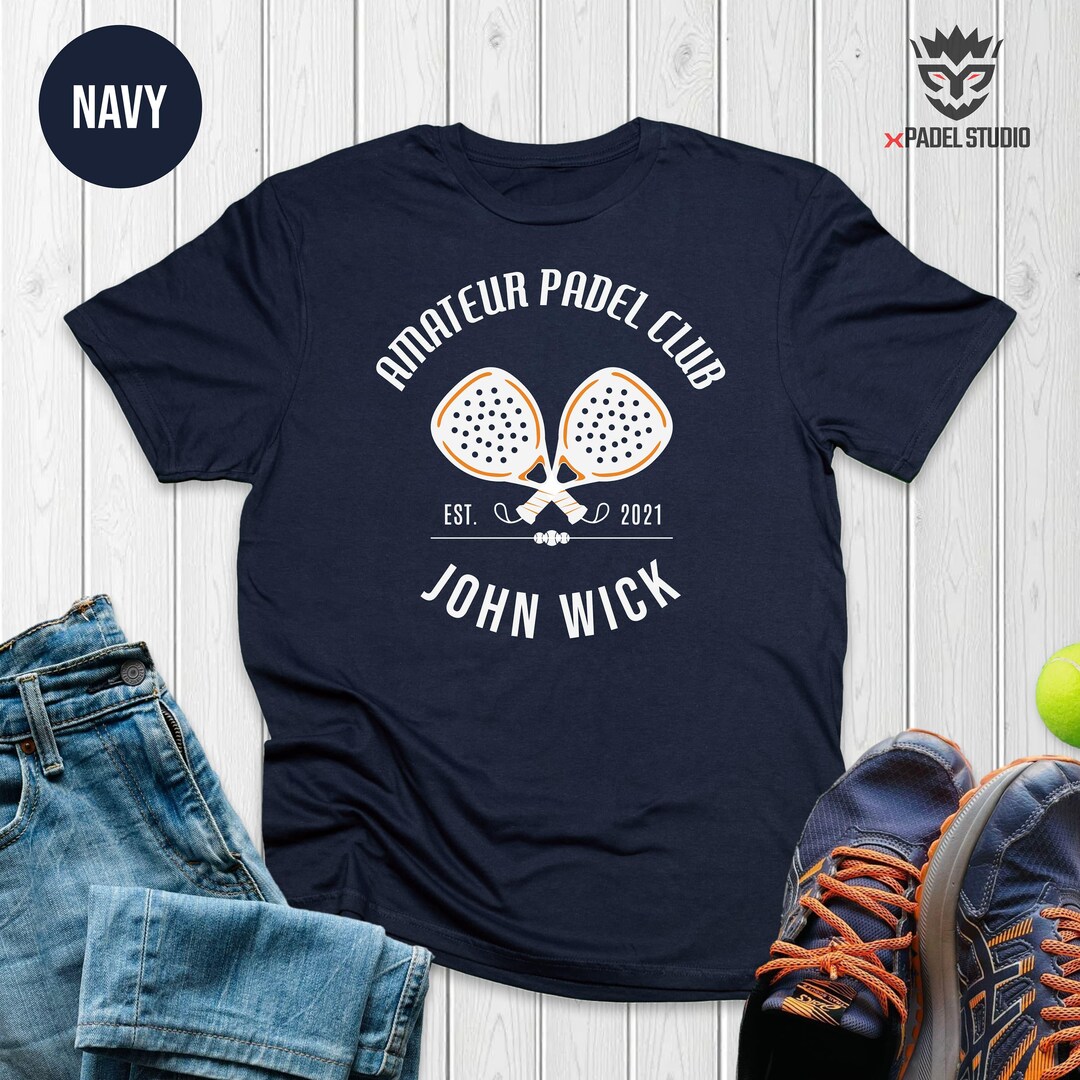 Personalized Padel T-shirt, Personalized Padel Gift, Gift for Padel ...