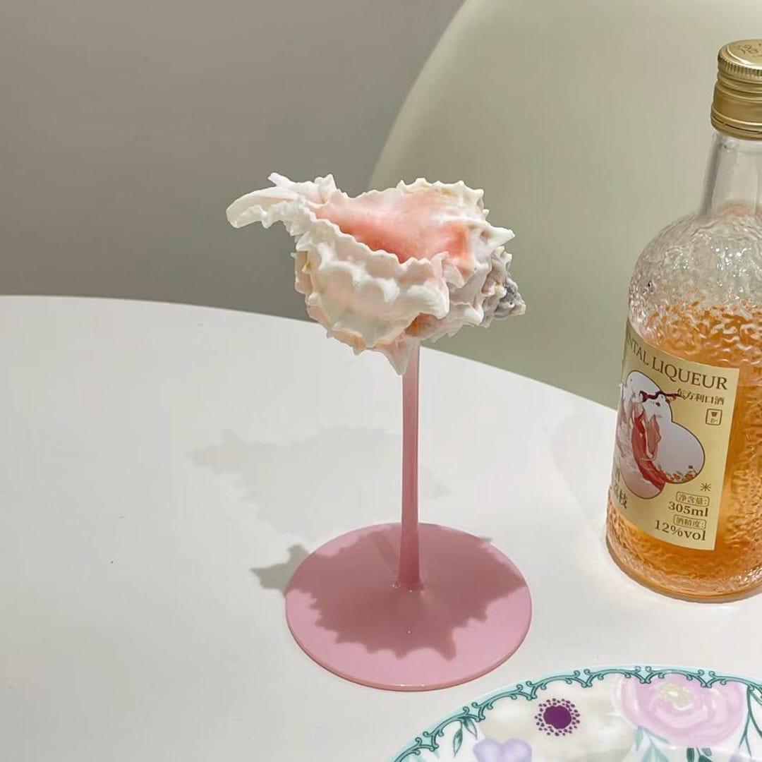 Beach Wedding Gift, Custom Name Natural Conch Cups, Unique Conch Pink ...