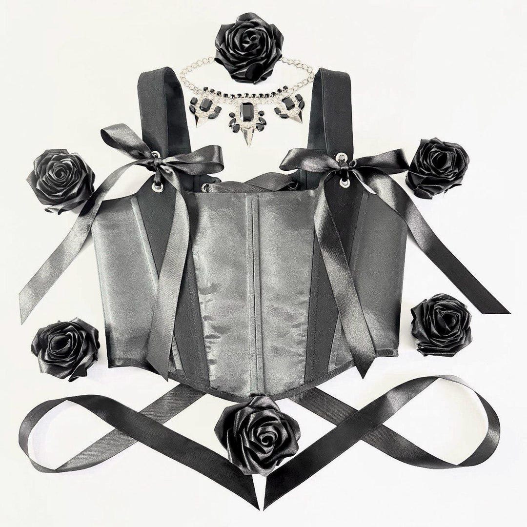 Corset acrylic Black - Etsy