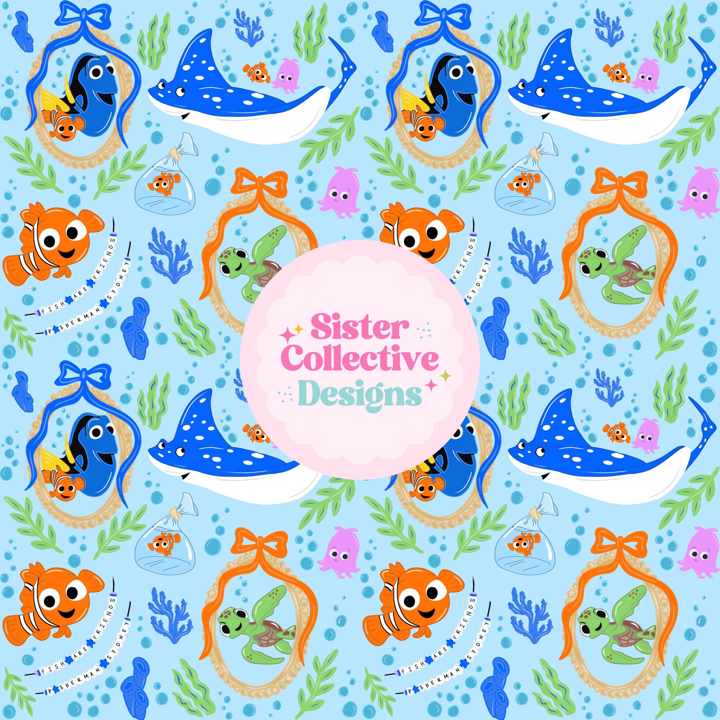 Nemo, Finding Nemo, Dory, Frames, Coquette, Fish, Underwater , Seamless ...