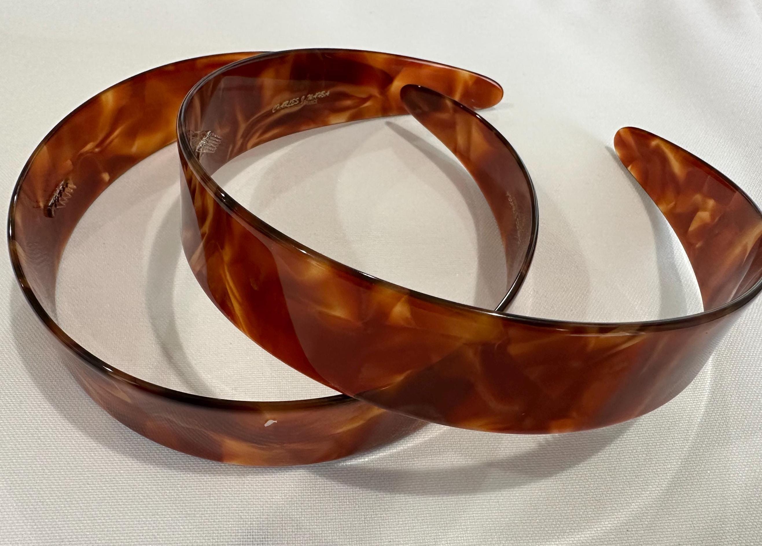 Charles J. Wahba, Handmade, Color: Honey Swirl, 1” Wide Headband, Made ...