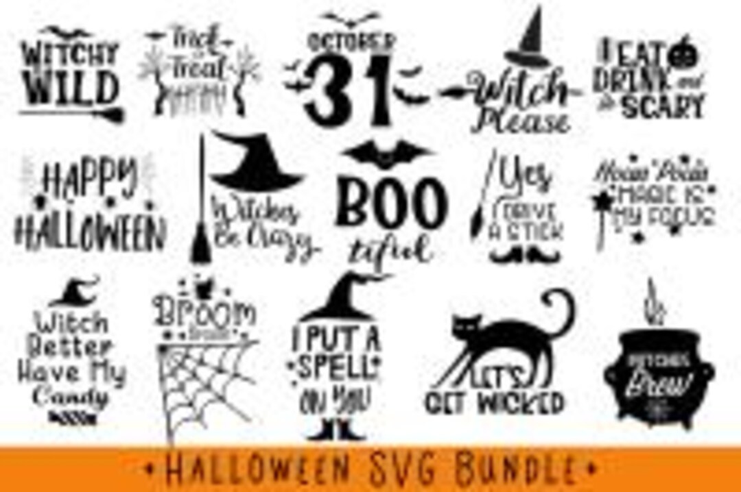 Halloween SVG Bundle - Etsy