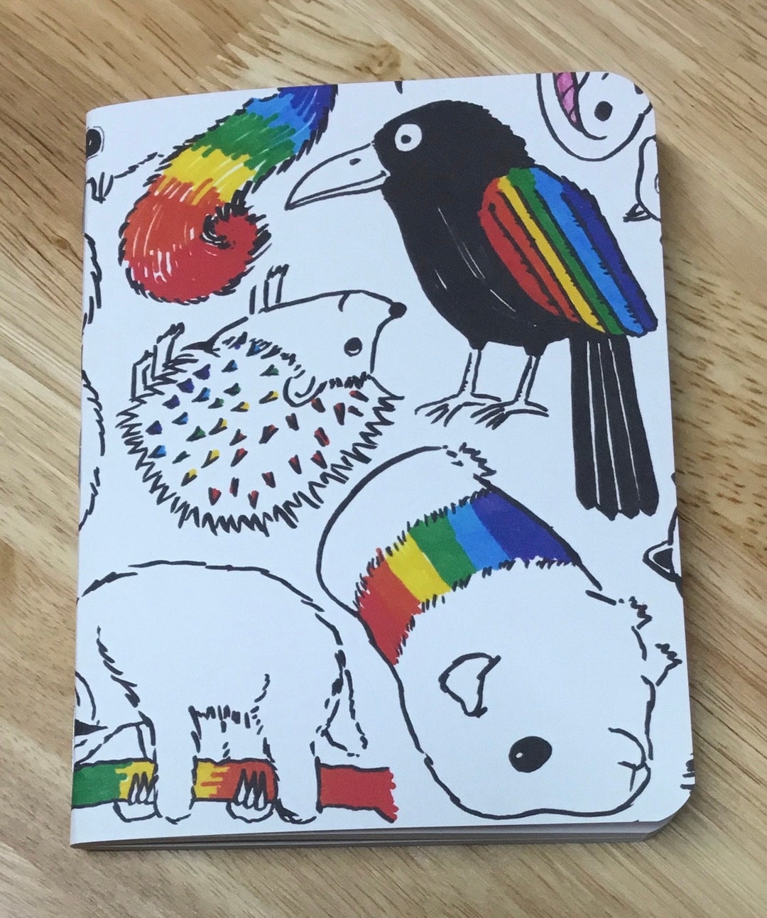 Pocket Pride Notebook With Large Animals : Version 1 - Etsy